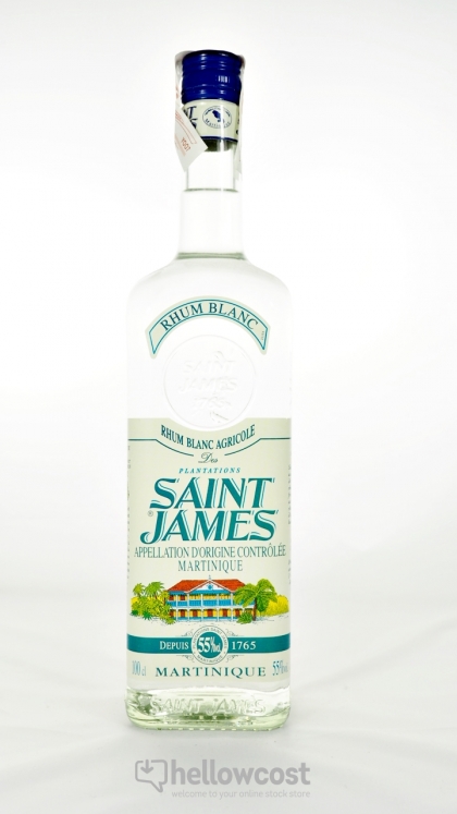 Saint James Rhum Blanc Agricole 55º 1 Litre - Hellowcost, bienvenue à ...
