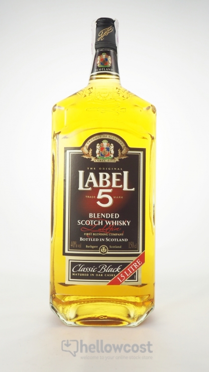 Label 5 Magnum Whisky 40º 1,5 Litres - Hellowcost