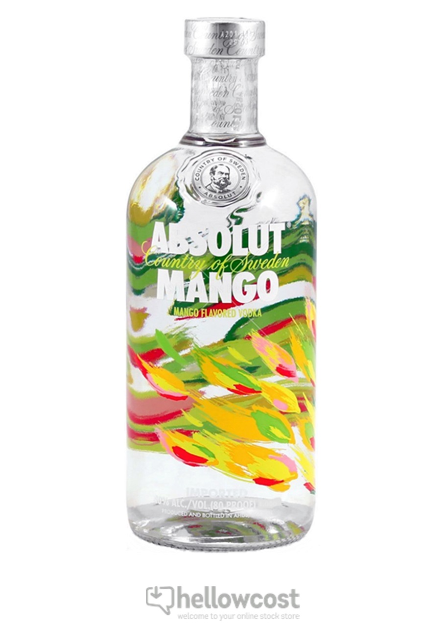 Absolut Mango Vodka 40% 1 Litre - Hellowcost