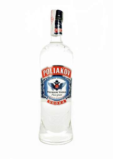 Poliakov Vodka 37,5º 1 Litre - Hellowcost
