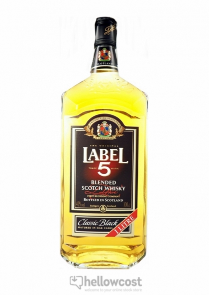Label 5 Whisky 40º 1 Litre - Hellowcost, bienvenue à votre stock ...
