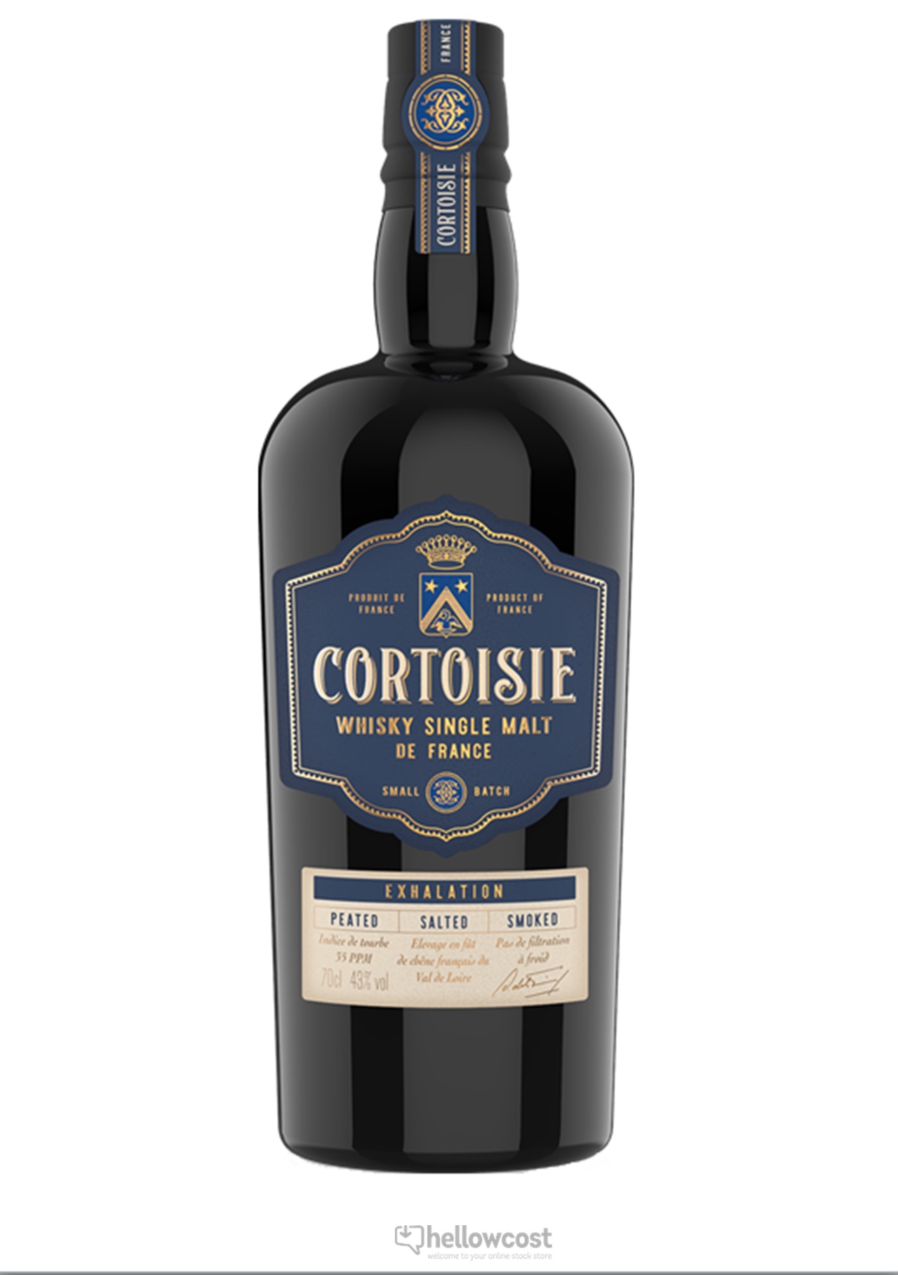 Cortoisie Single Malt De France Whisky 43% 70 cl - Hellowcost ...