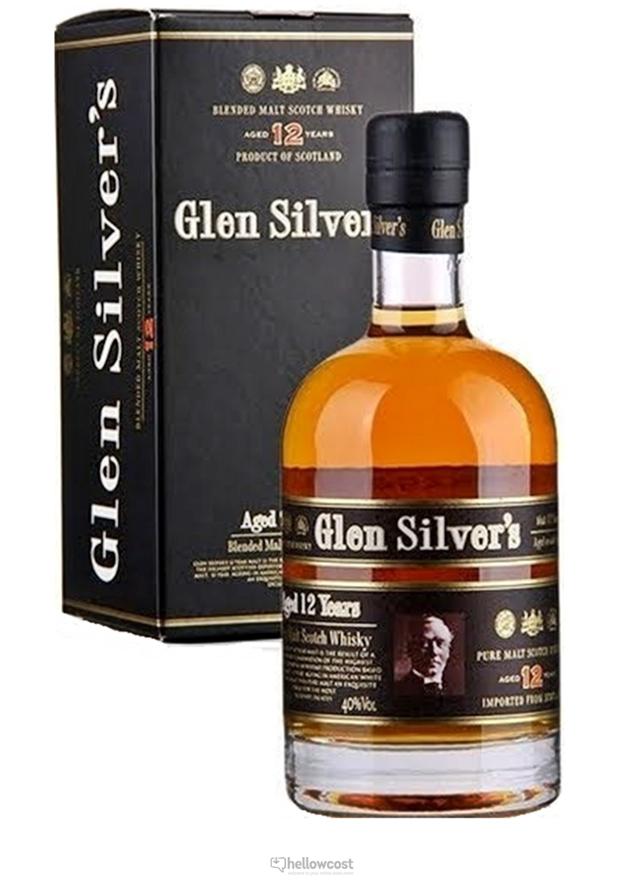 Glen Silver’s 12 Years Whisky 40% 70 cl - Hellowcost