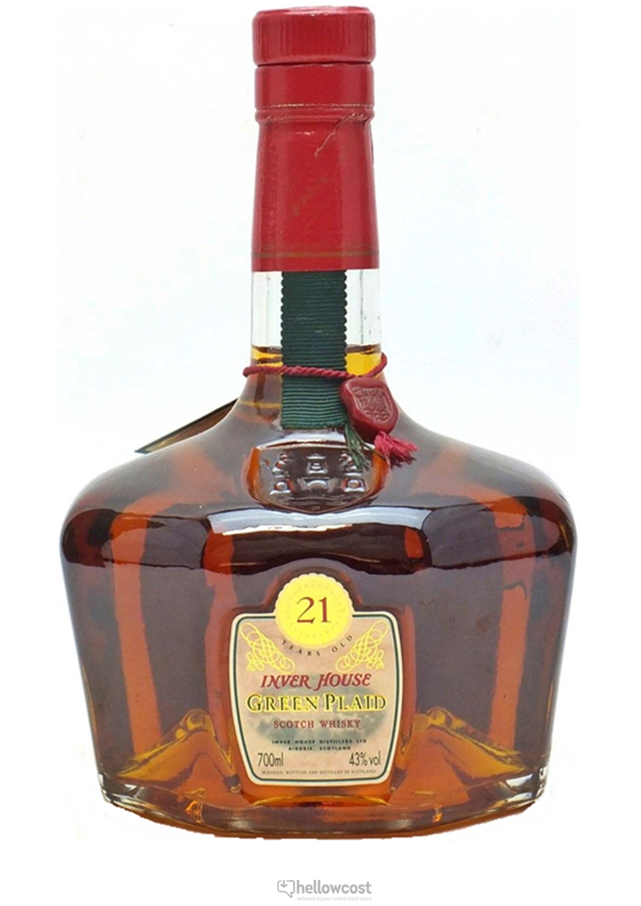Inver House 21 Years Green Plaid Whisky 43% 70 cl - Hellowcost