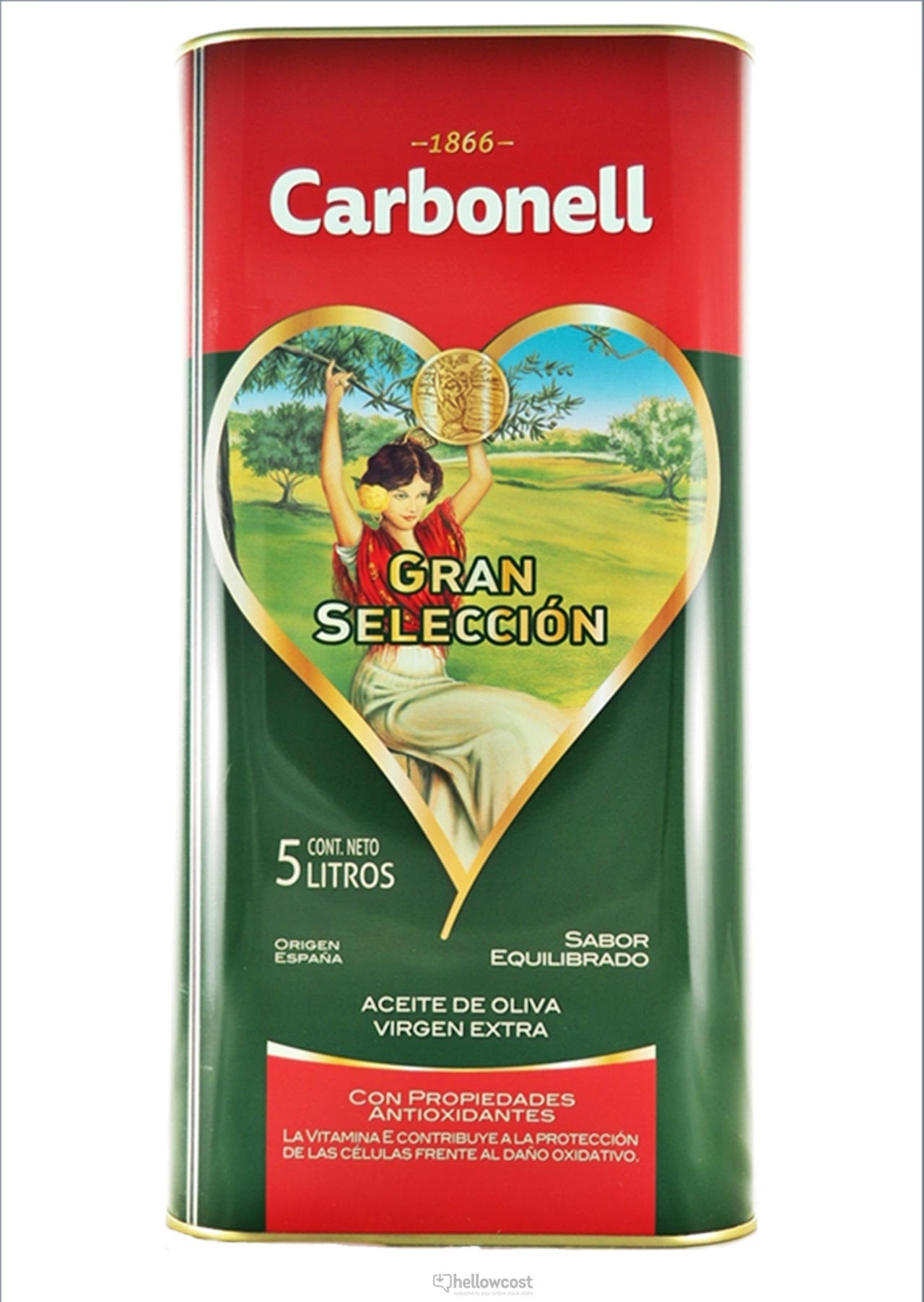 Carbonell Huile D´Olive Vierge Extra 5 Litres - Hellowcost, bienvenue à ...