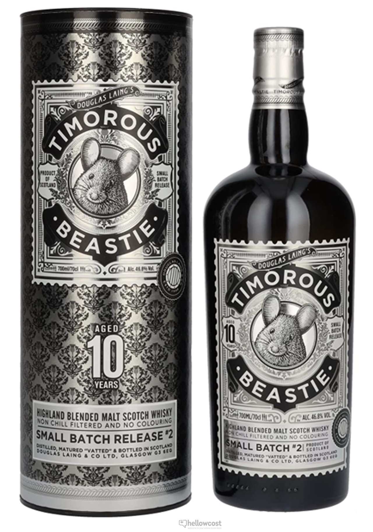 Timorous Beastie Whisky 10 Years 46,8% 70 cl - Hellowcost, bienvenue à ...